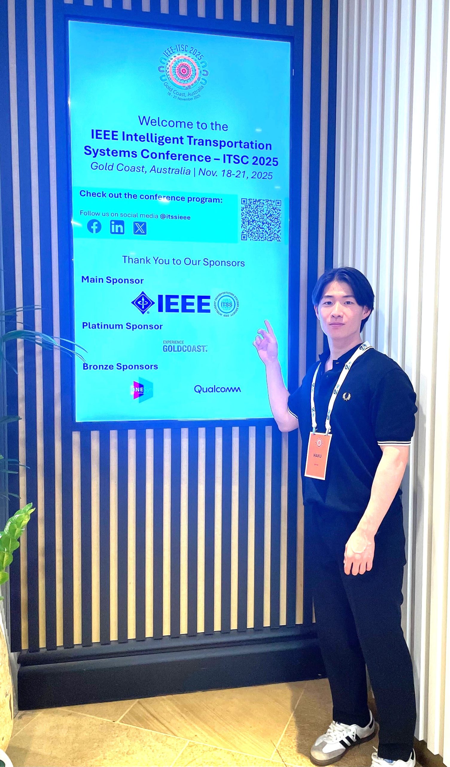 IEEE ITSC 2025 - IEEE Intelligent Transportation Systems Conference (Gold Coast, Australia) 2025 ...